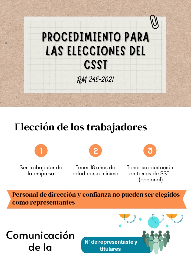 CSST | PDF | Elecciones | Gobernancia