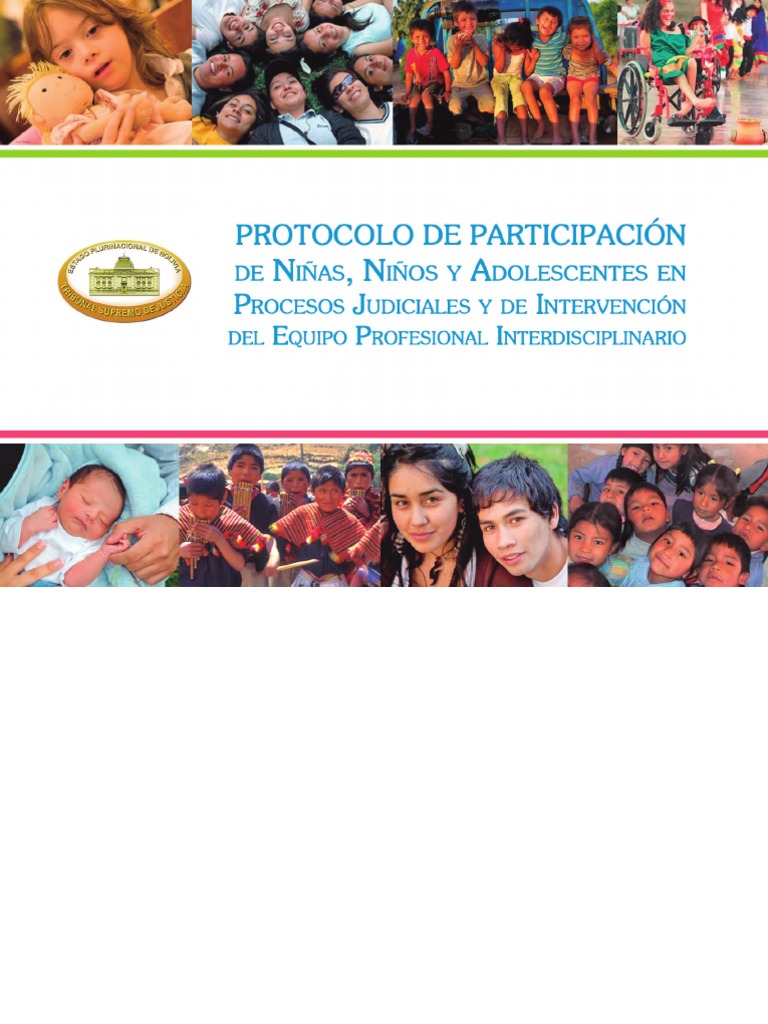 Protocolo De Participación Nna En Procesos Judiciales Y Equipo Int