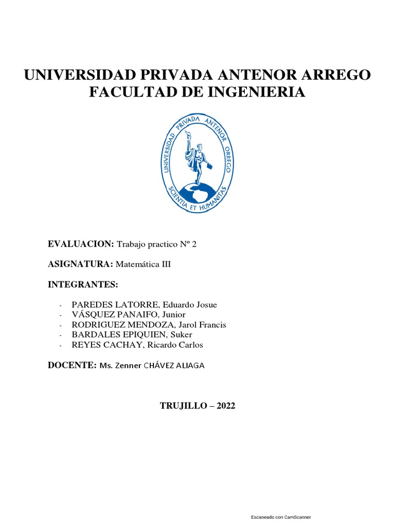 Trabajo PC2 Mate Iii | PDF
