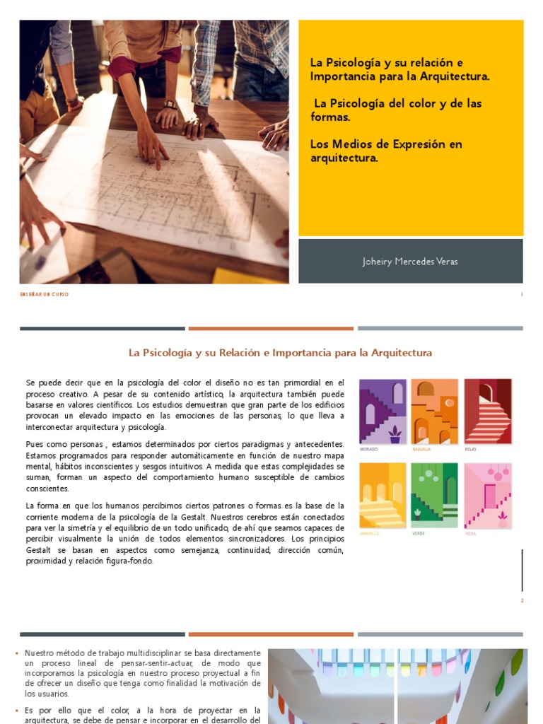 La Psicología Del Color Su Relación e Importancia para La Arquitectura ...