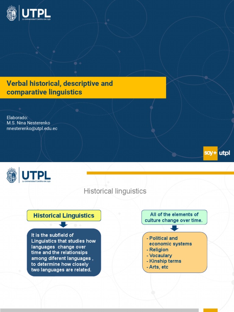 Historical and Comparative Linguistics | PDF