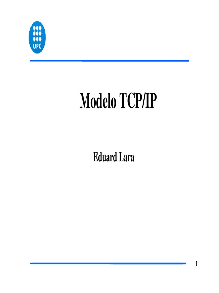 INTERNET - UD2 - Modelo Internet | PDF | Protocolos de internet | Protocolo de Control de ...