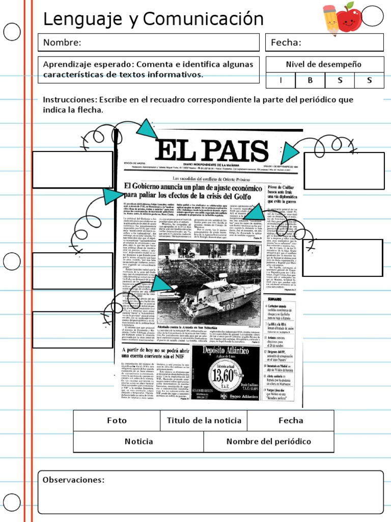 Actividades 2B | PDF | Artes del Lenguaje y Comunicación