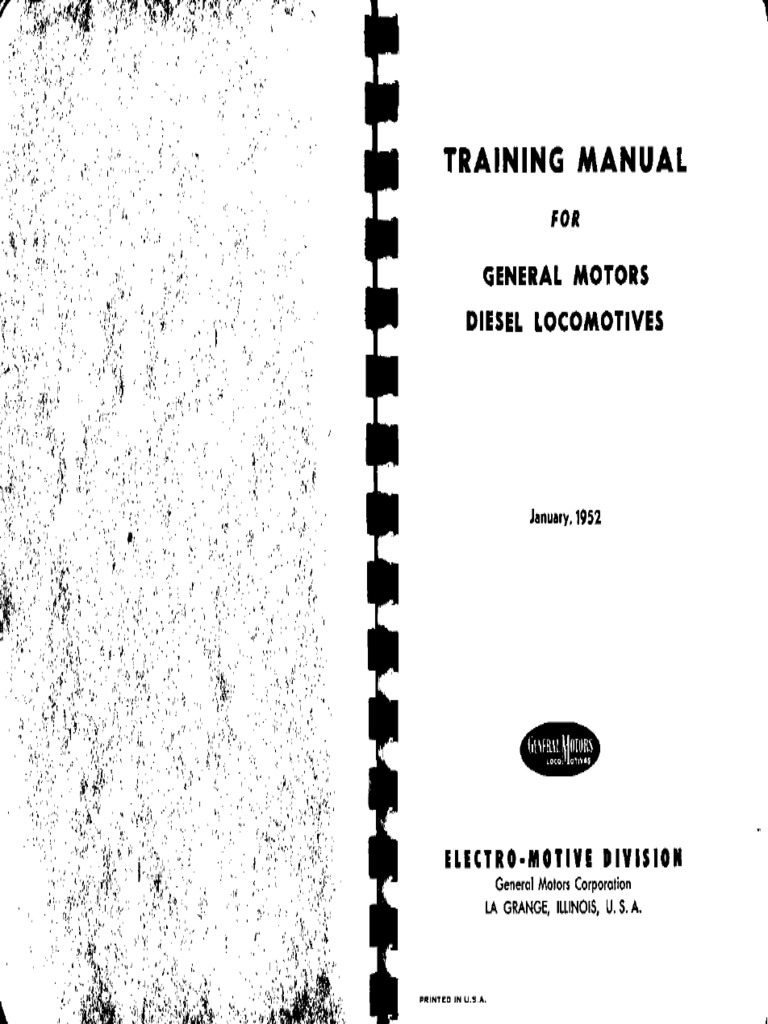 Emd Training Manual Jan52 | PDF