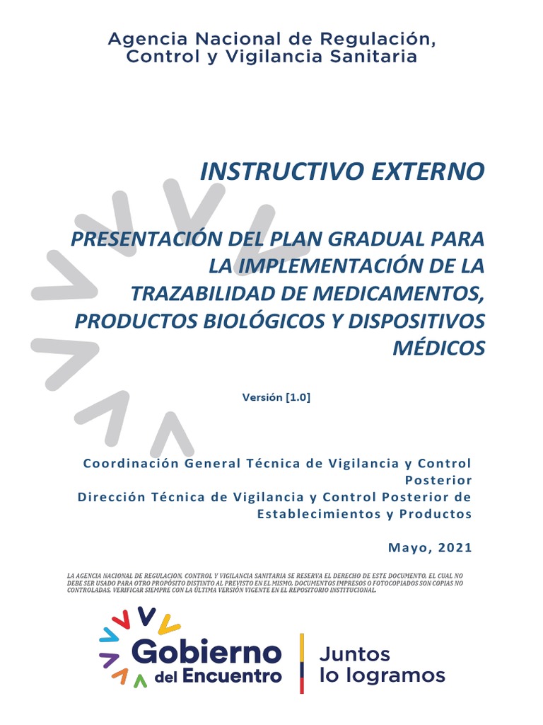 Instructivo Externo | PDF | Farmacia | Farmacéutico