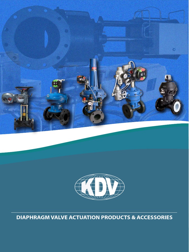 KDV Actuated Diaphragm Brochure - R2 | PDF | Valve | Actuator