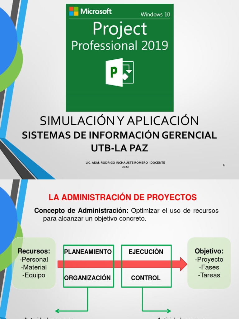 Gestión de Proyectos con MS Project | PDF | Planificación | Presupuesto
