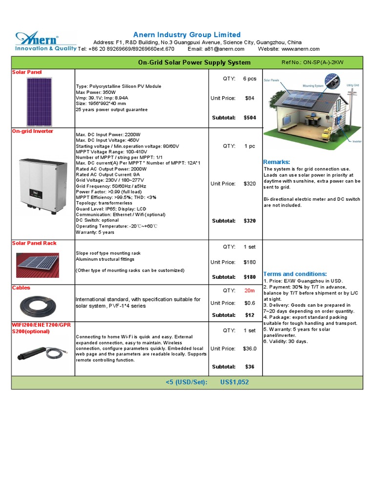 An Accurate and Insightful Title for an On-Grid Solar Power Supply ...