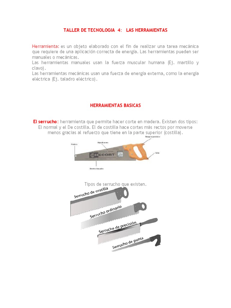 Grado 5 Herramientas Basicas | PDF