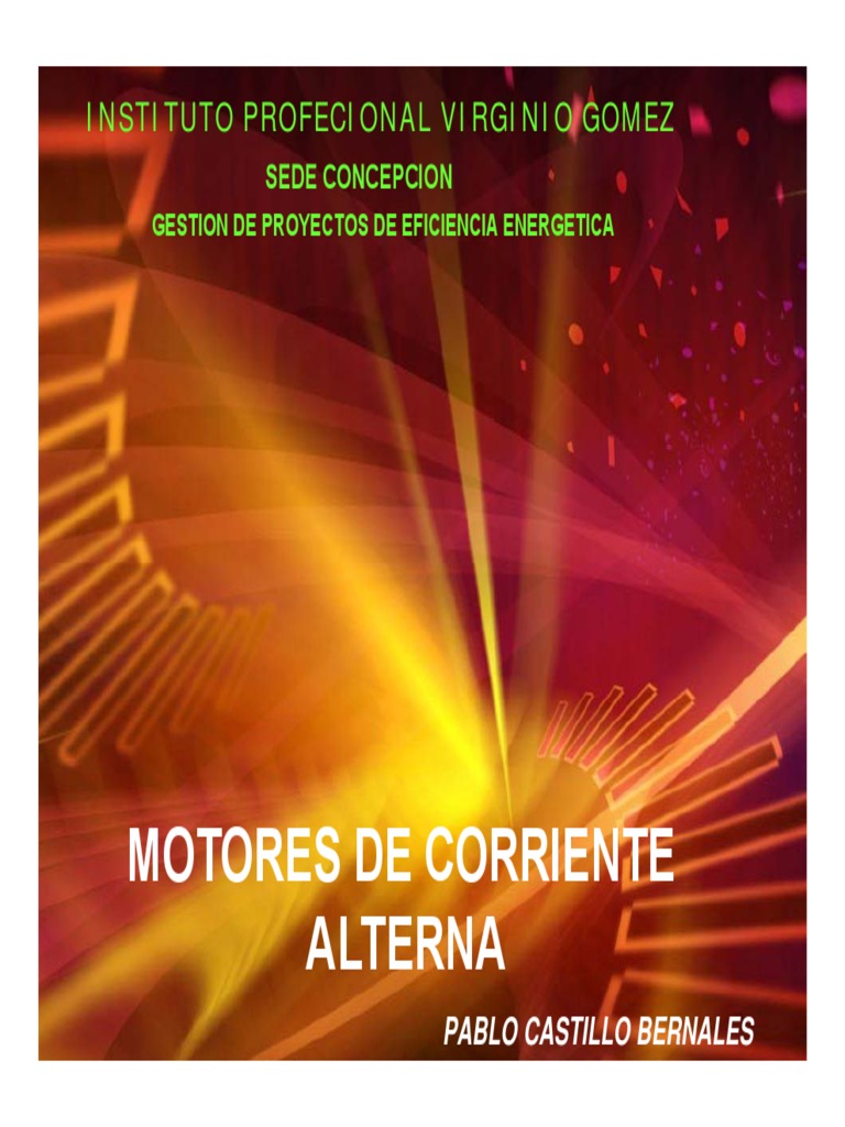 Motores de Inducion | PDF | Motor eléctrico | Ingenieria Eléctrica