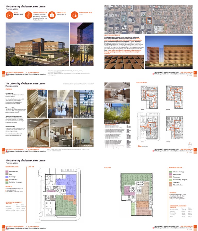 University of Arizona Cancer Center Case Study - 2016 AIA-AAH Design Award Winners-2 | PDF ...