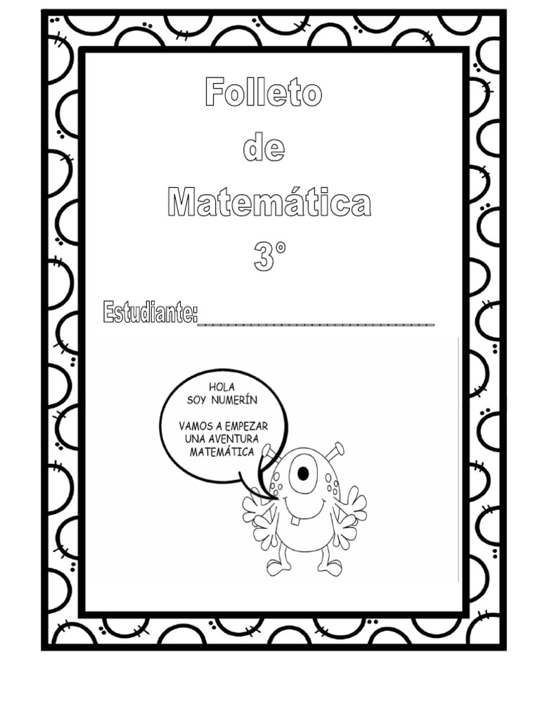 Folleto de Matemáticas Octubre (1) - 2 | PDF | Multiplicación ...