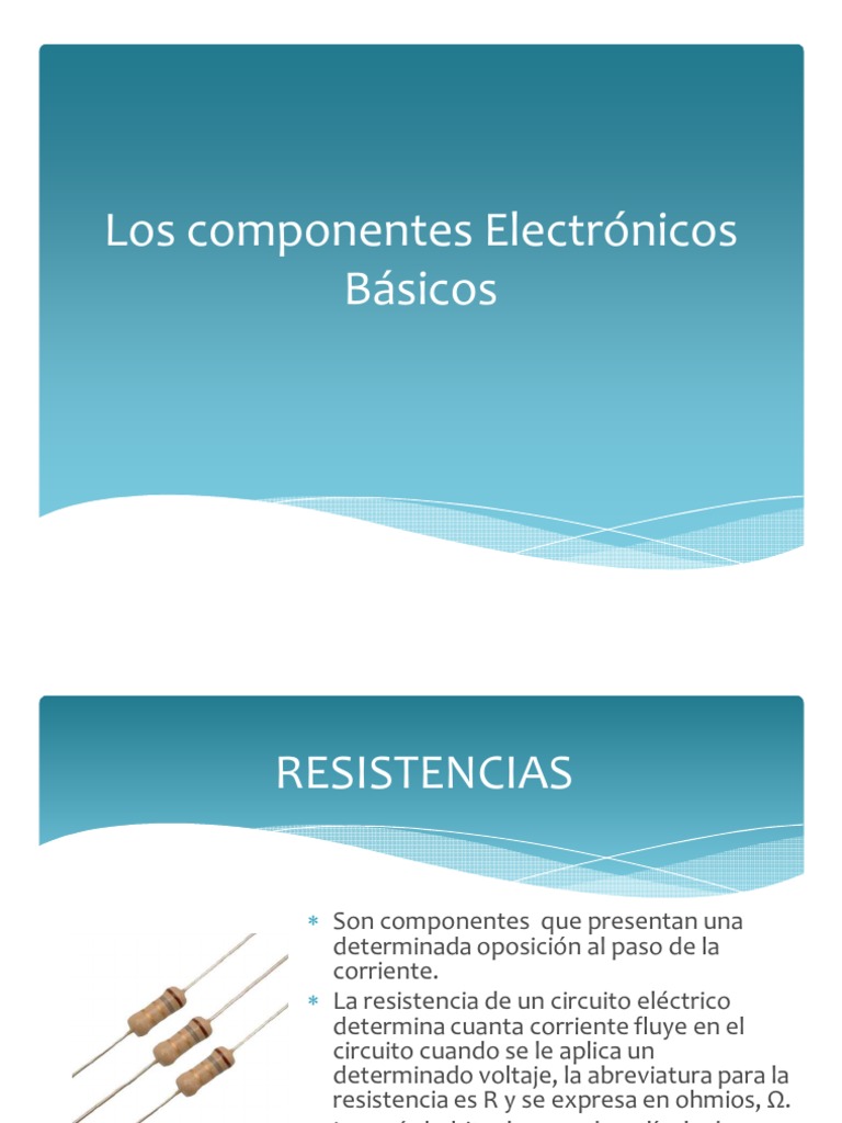 Componentes Electronicos Basicos | PDF