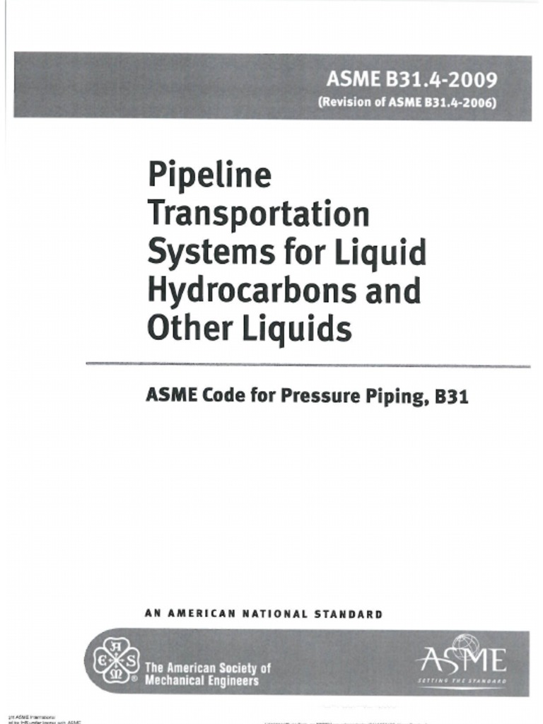 ASME B31.4 - Chapter VI | PDF