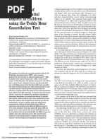 Bells Test | PDF | Neuropsychology | Cognition