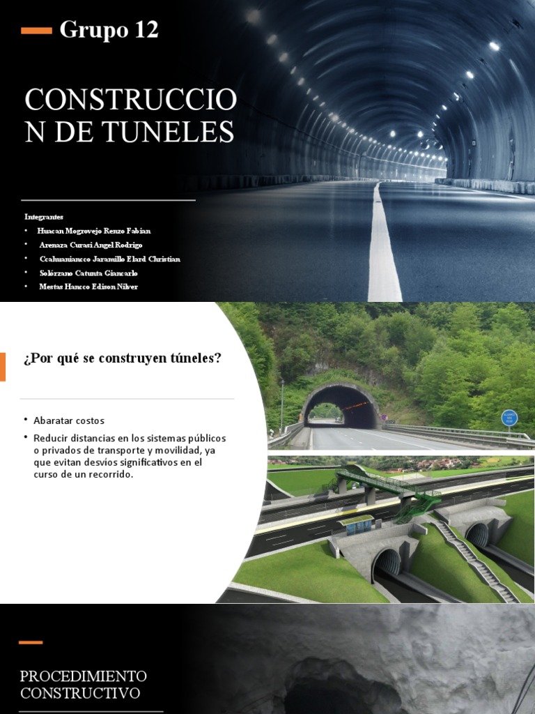 Introduccion Tuneles | PDF | Túnel | Ciencias de la Tierra