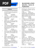 Blood Relationship Chart (By Generation) | PDF | Family | Kinship And ...