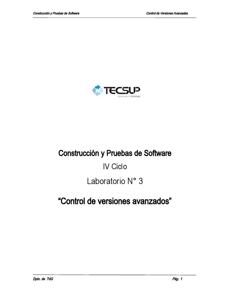 Lab03-Control de Versiones Avanzados-GitHub | PDF | Control de versiones | Java (lenguaje de ...