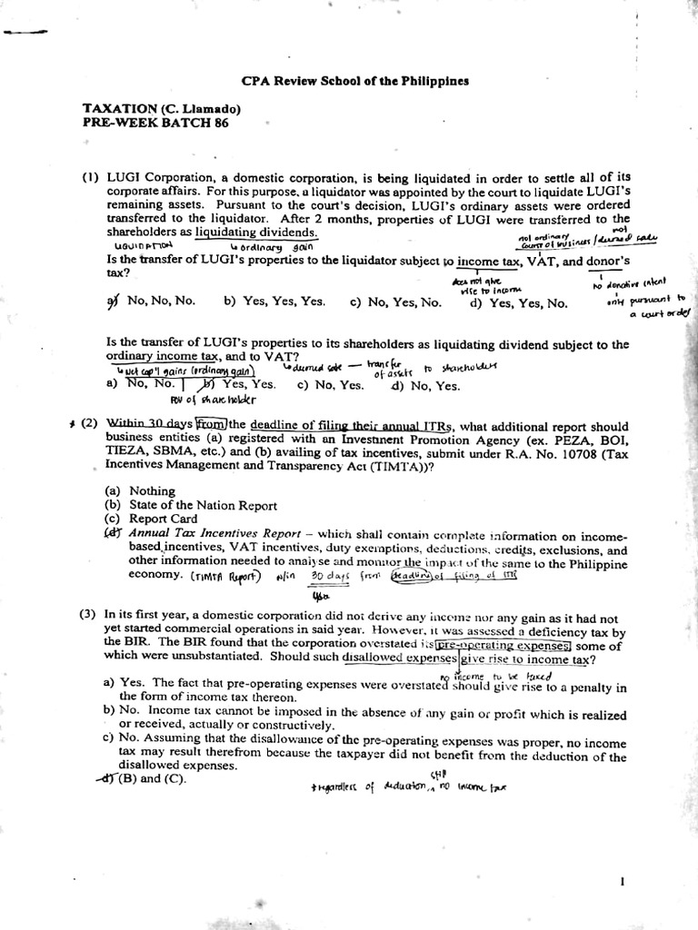 CPA Review - Filing, Penalties and Remedies | PDF