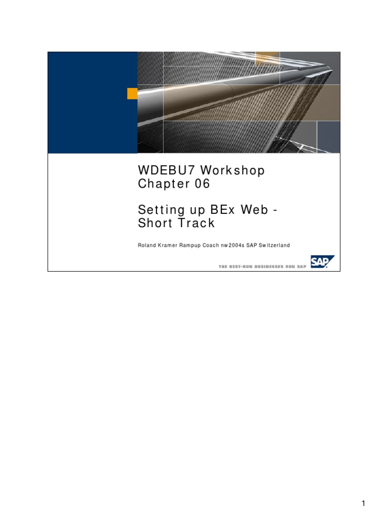 Wdebu7 Setting Up Bex Web Short Track Pdf Java Programming Language Password