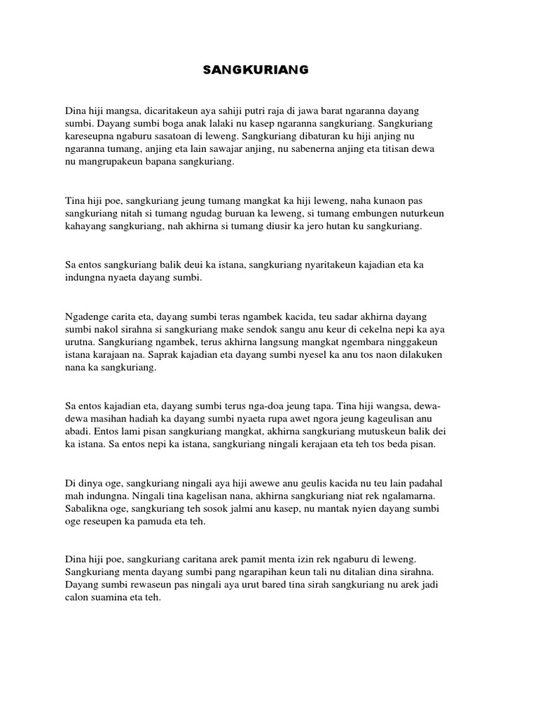 Dongeng Bahasa Sunda Pdf