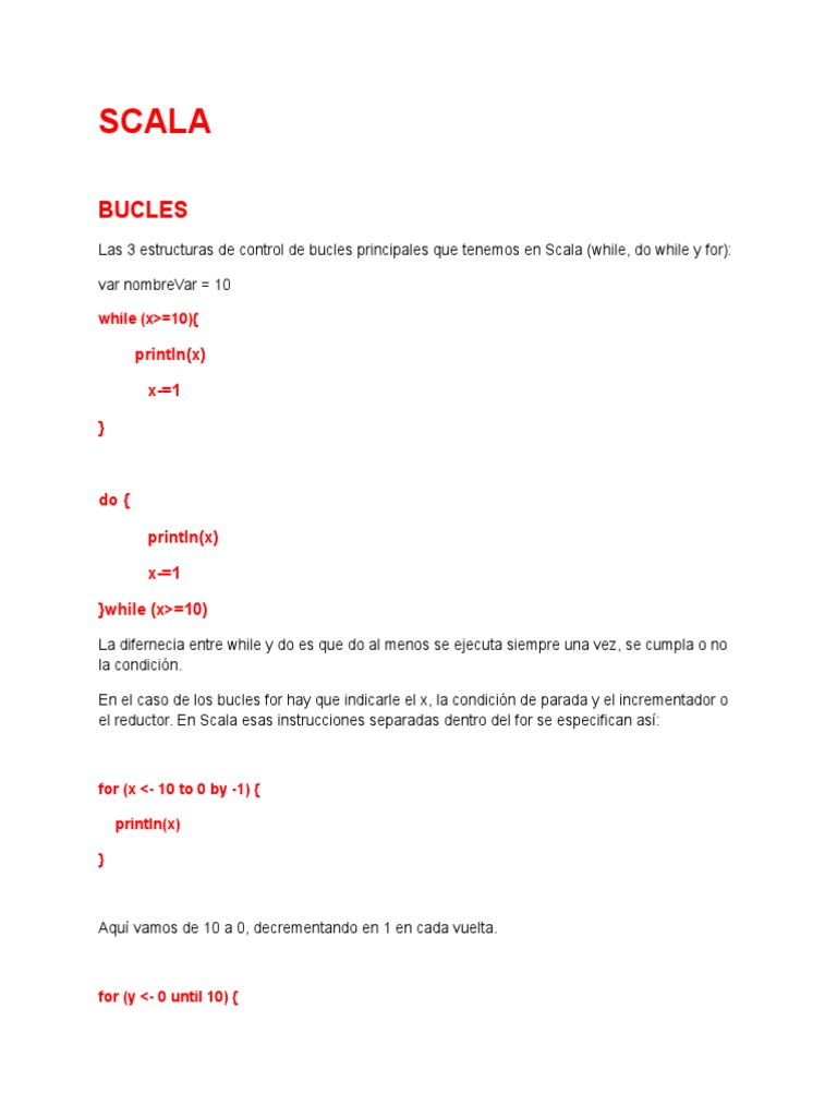 Scala | PDF | Objeto (informática) | Programación