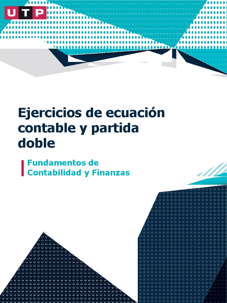 Ejercicios de ecuación contable y partida doble | PDF | Pagos | Contabilidad