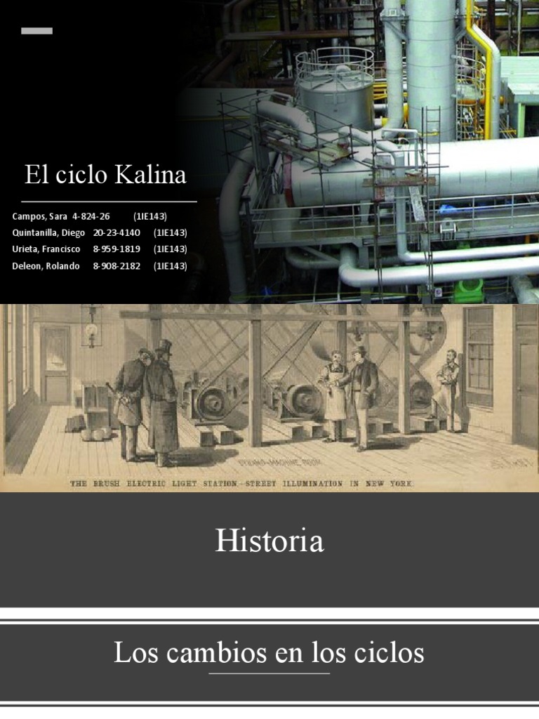 El Ciclo Kalina | PDF | Vapor | Tecnologías sostenibles