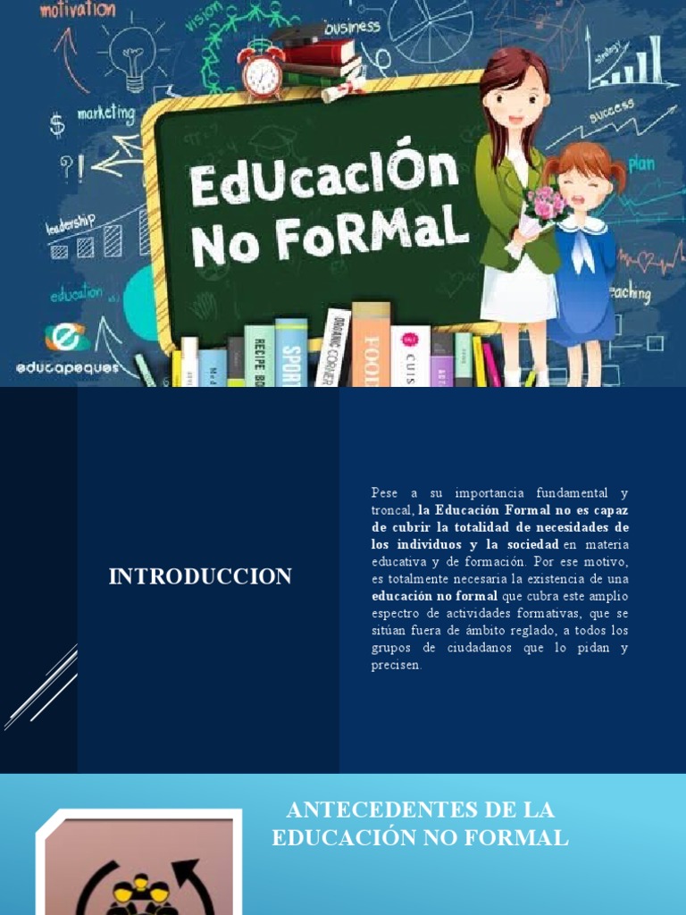 Educacion No Formal | PDF