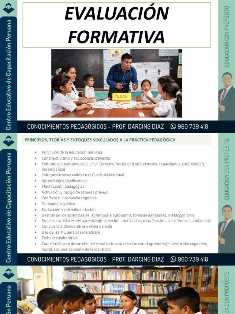 Evaluación Formativa | PDF | Evaluación | Método de enseñanza