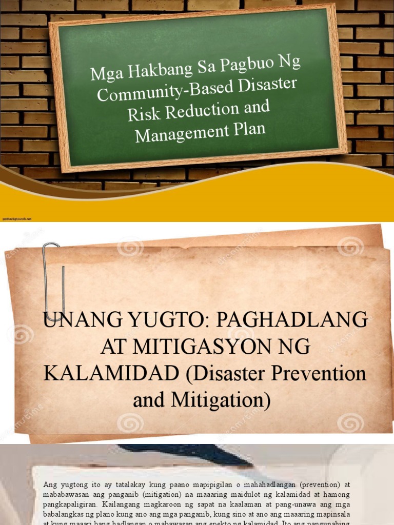 Q1 MODULE 4 Mga Hakbang Sa Pagbuo NG Community Based Disaster Risk Reduction and Management Plan ...