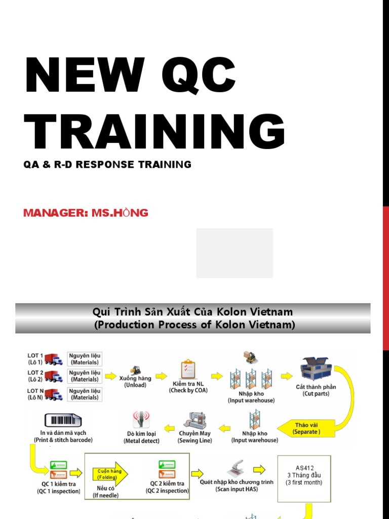 Training New QC | PDF