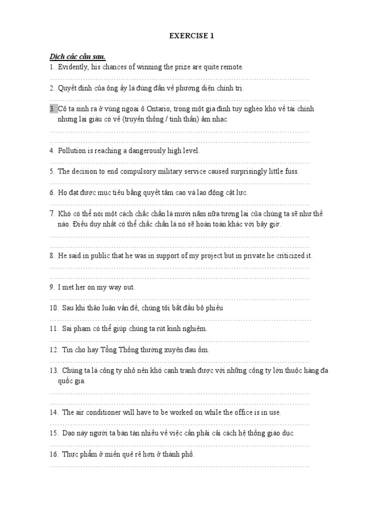 BT dịch 1 SV | PDF