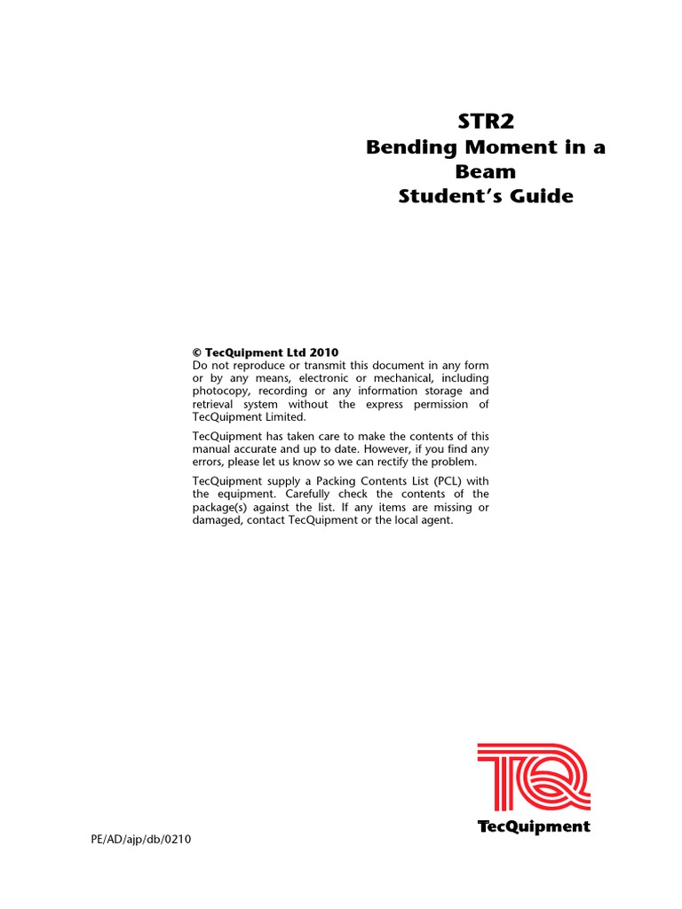 Bending Moment Experiment 7 | PDF | Bending | Force