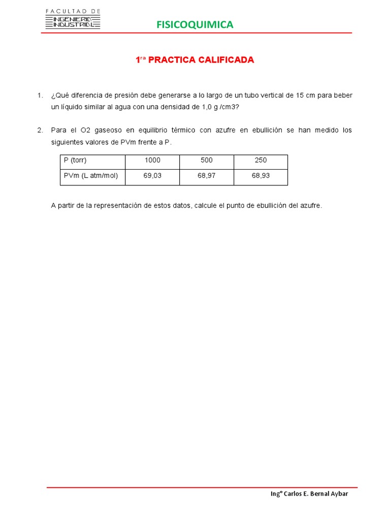 Primera Practica Calificada S04 | PDF