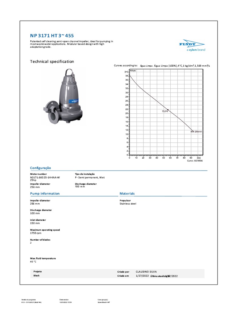 NP 3171 HT 3 - 455 | Download grátis PDF | Engenharia Mecânica | Quantidades físicas