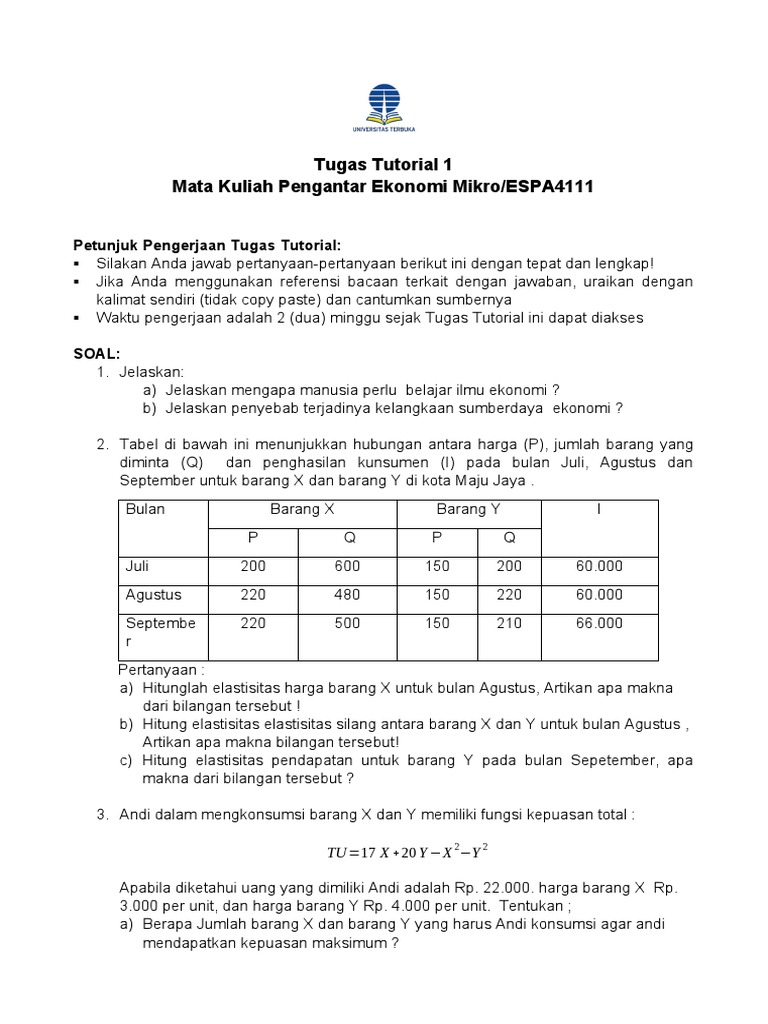 Tugas Tutorial 1 | PDF | Metode & Bahan Ajar