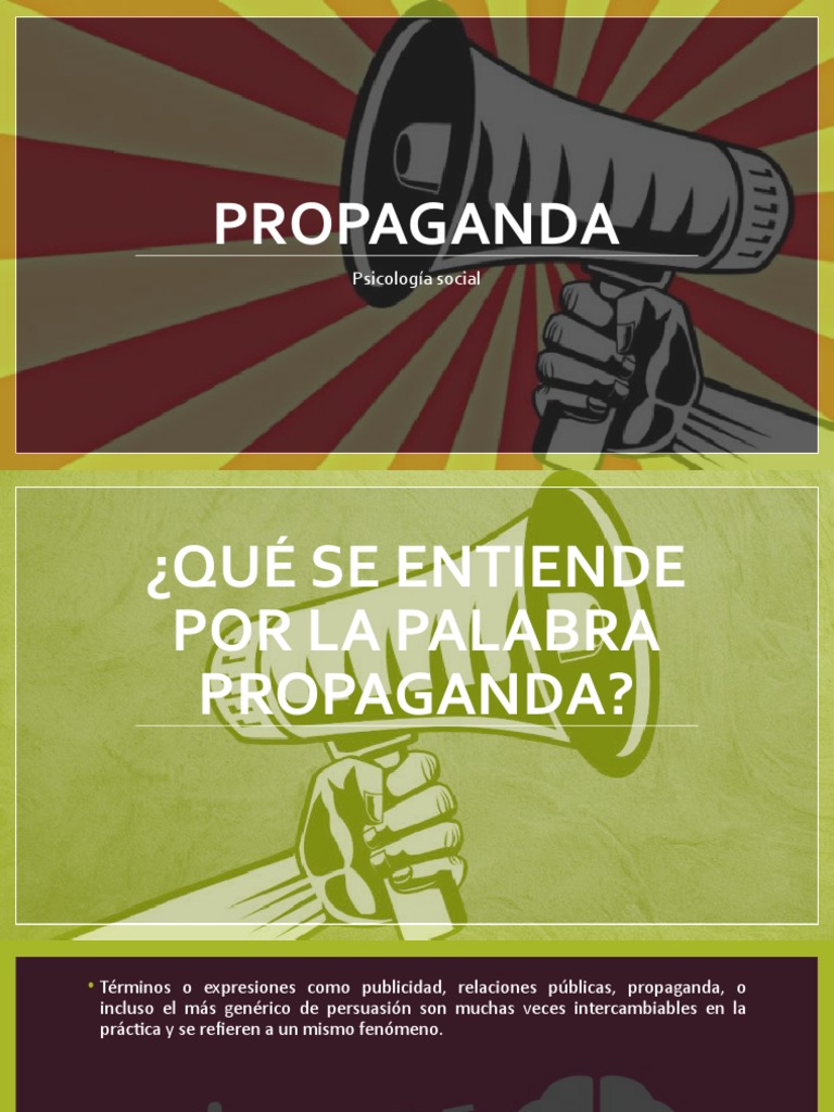 Propaganda | PDF | Propaganda | Persuasión