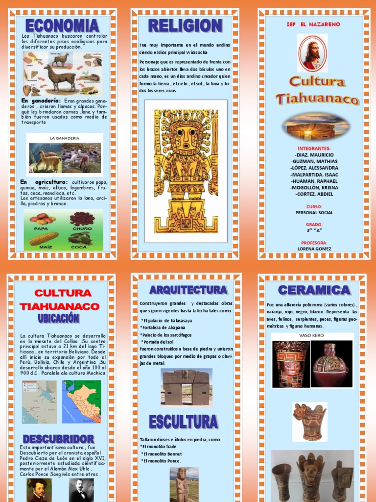 Cultura Tiahuanaco 3 | PDF