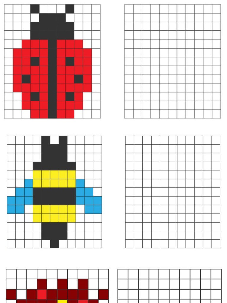 Pixel Art Preescolar | PDF