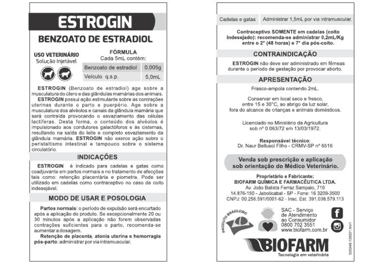 Bula Estrogin PET 1 | PDF