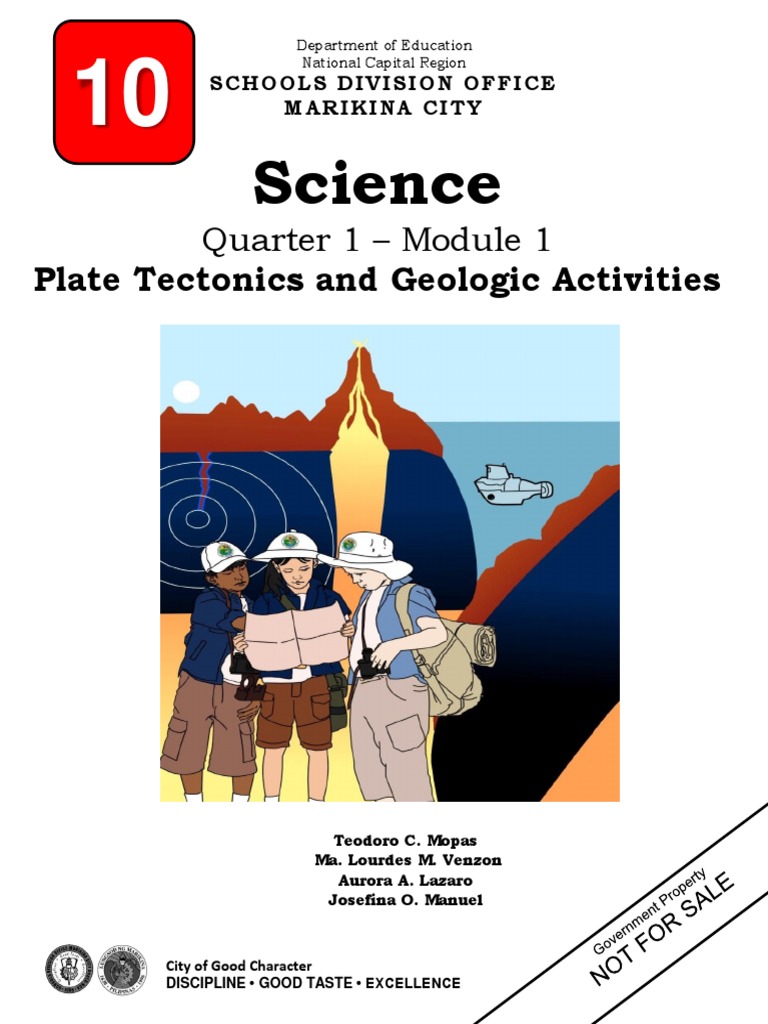 SCI10 - Q1 - M1 - Plate Tectonics and Geologic Activities | PDF | Plate ...