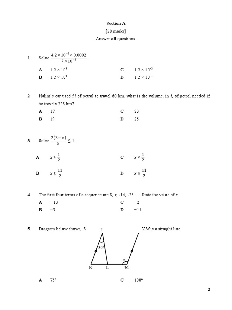Form 3 Sec A PDF Circle Line Geometry 