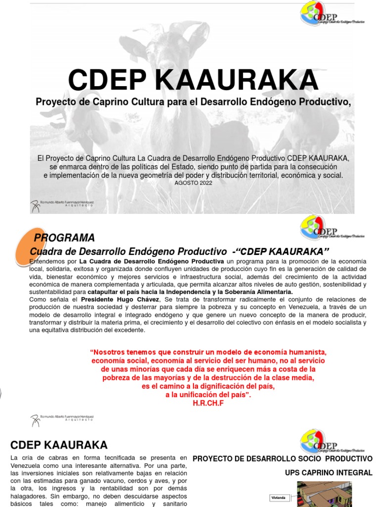 Presentación CDEP KAAURAKA | PDF | Venezuela | Sociedad