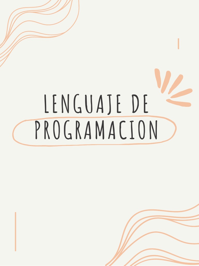 Lenguajes de Programacion | PDF | Lenguaje de programación | Programación de computadoras