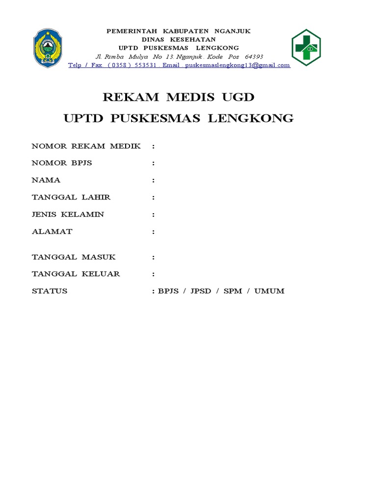 Rekam Medik Ugd | PDF