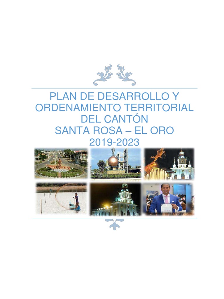 Pdot Santa Rosa 2019-2023 | Descargar gratis PDF | Planificación | Inundar