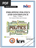 PPG Module 1 - The Concepts of Politics and Governance (Lesson) PDF | PDF | Monarchy | Legislature