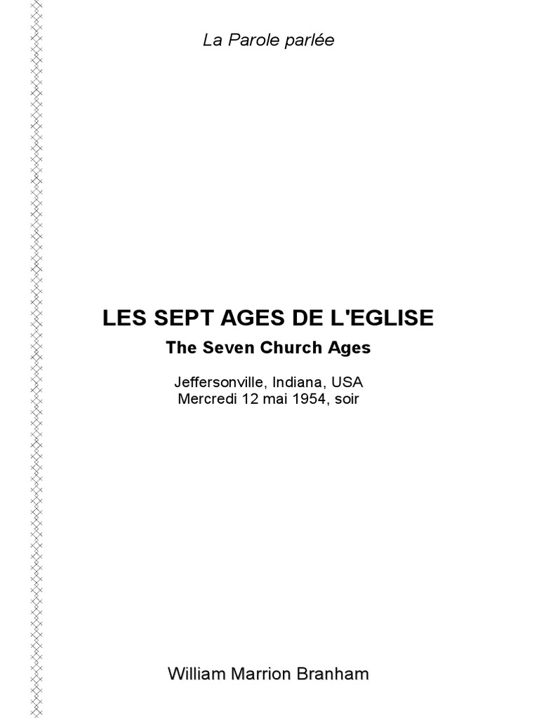 The Seven Church Ages | PDF | Jésus | Église chrétienne