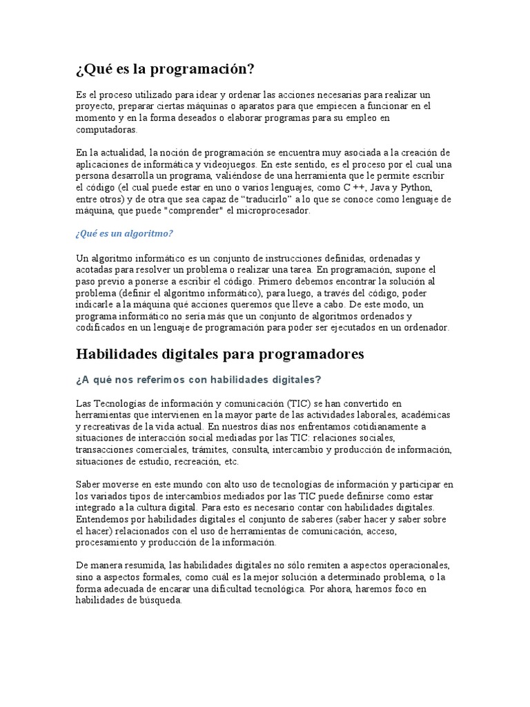 Fundamentos Programacion Teoria Ap | PDF | Red mundial | Internet y web